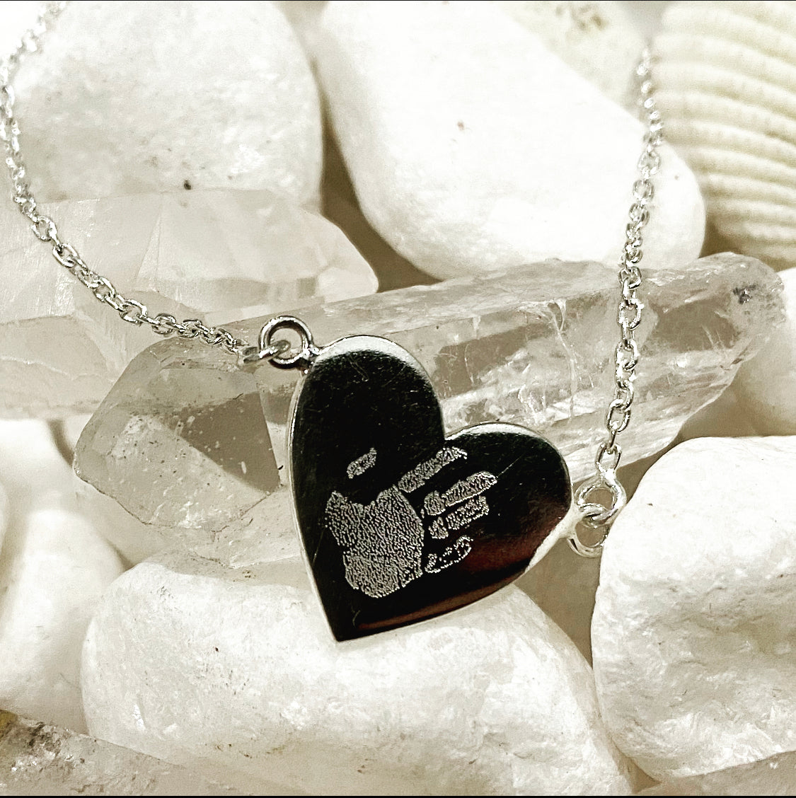 HAND PRINT HEART BRACELET – Cherish Me Jewellery